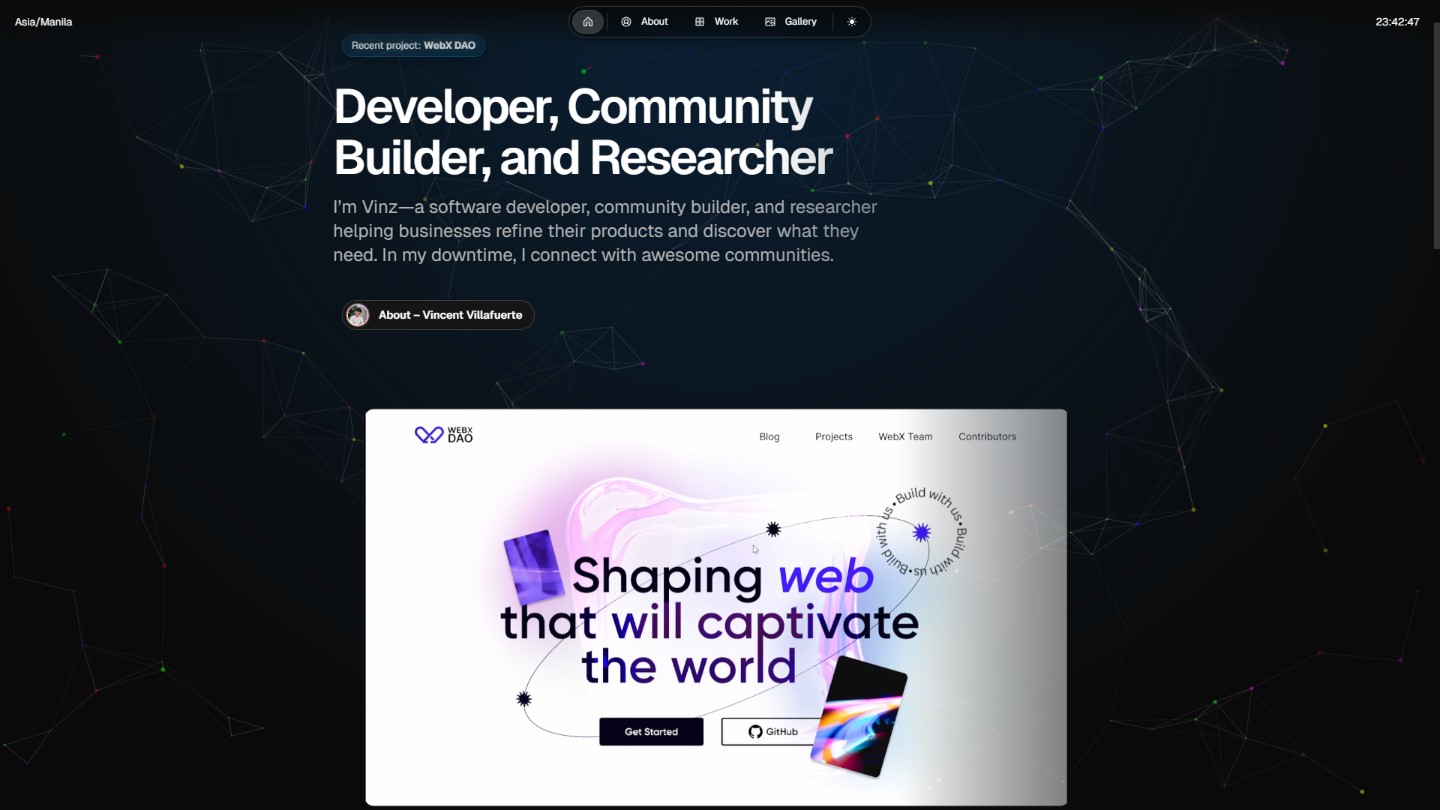 My Cool Portfolio – Once UI Hub