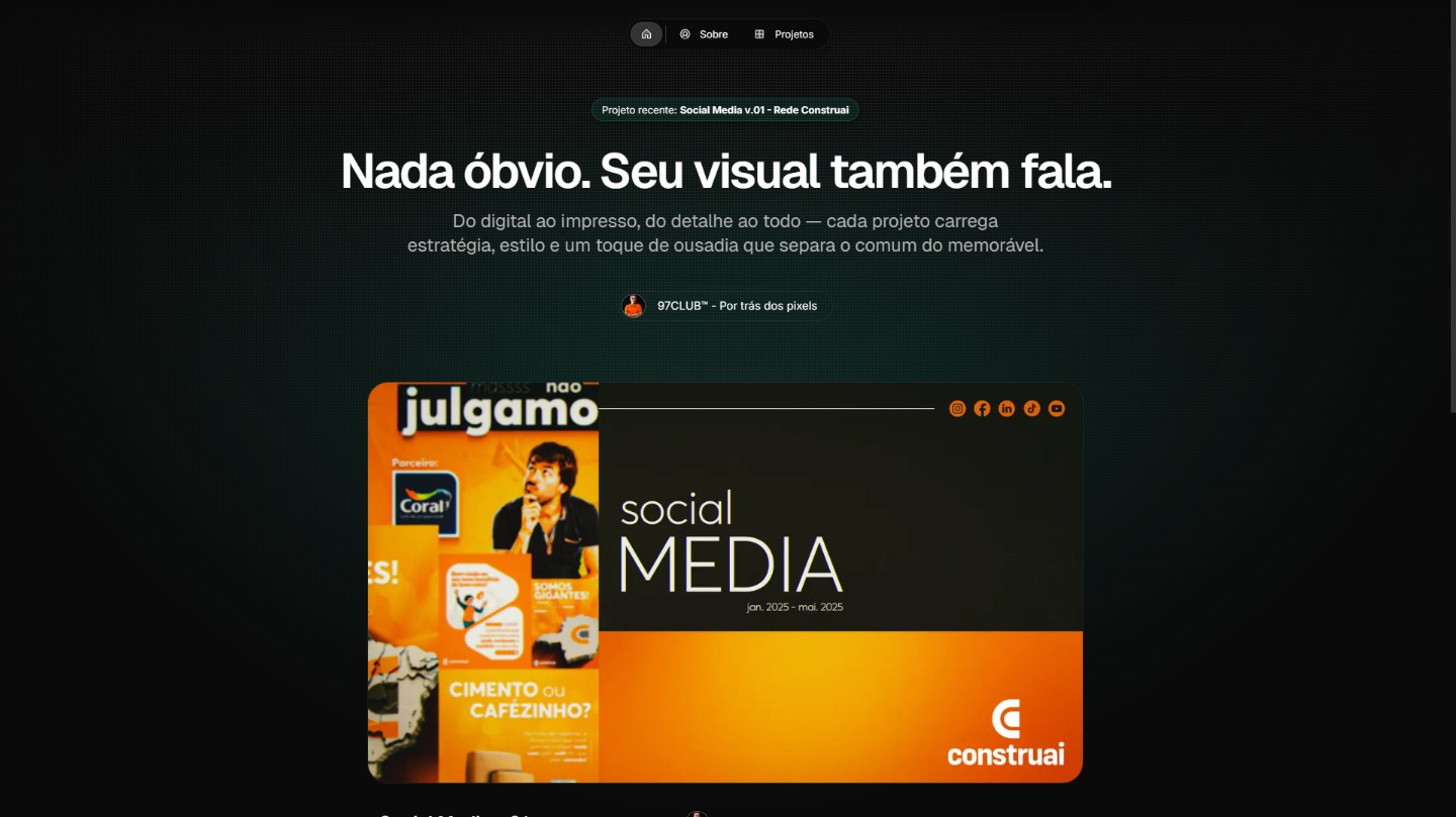 97Club - Magic Portfolio – Once UI Hub