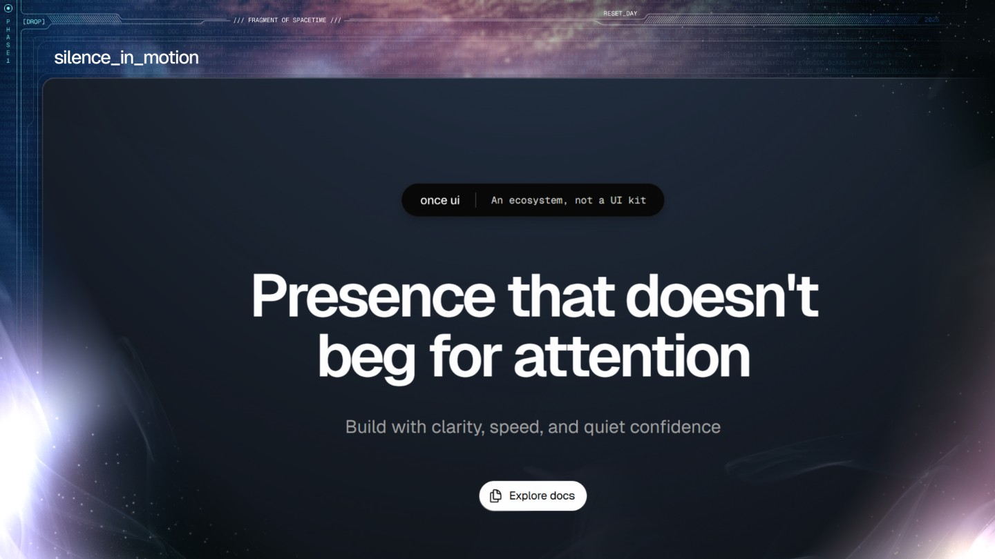 [DROP_002] – Once UI Hub