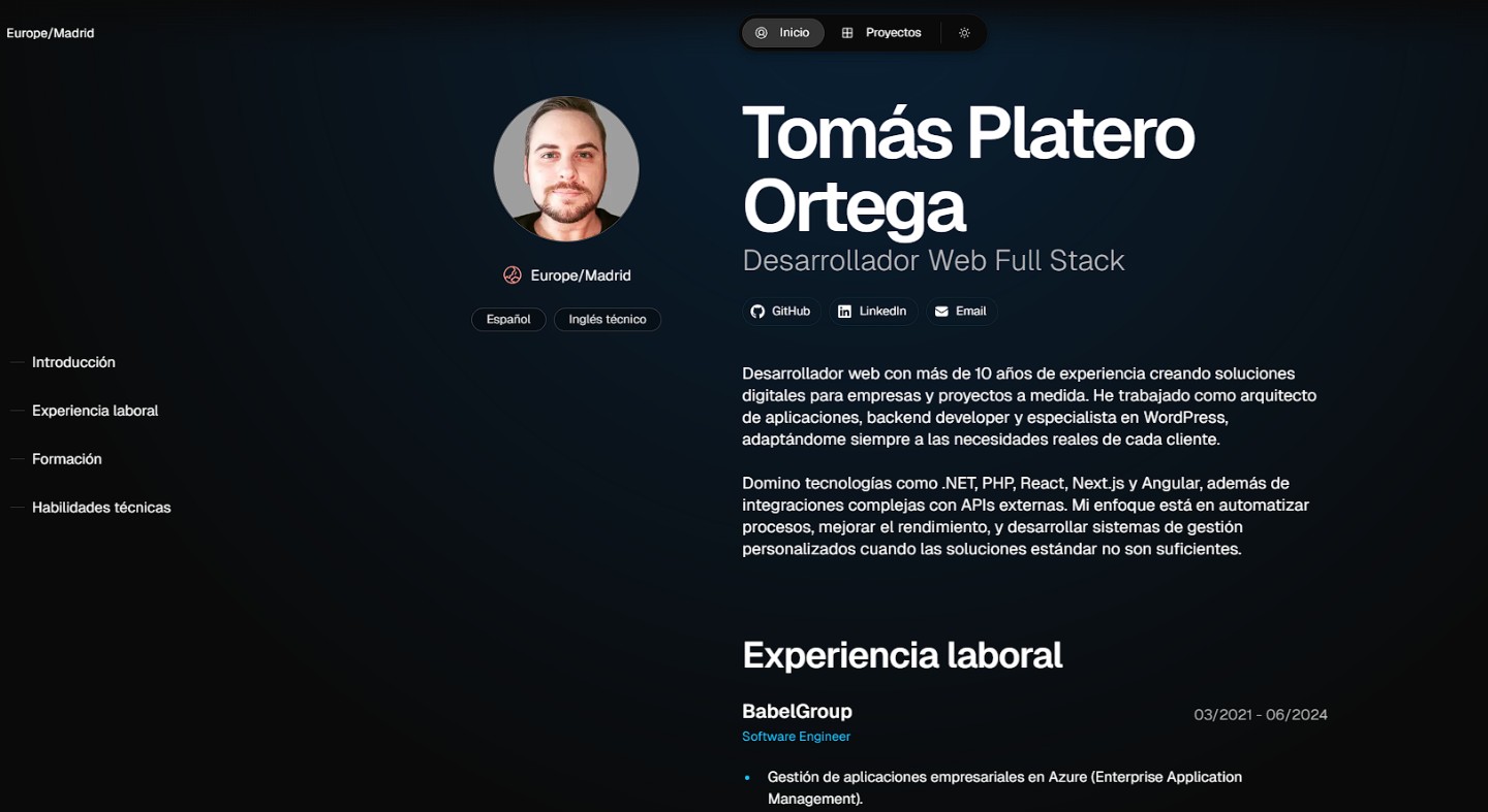 Tomás Platero – Once UI Hub